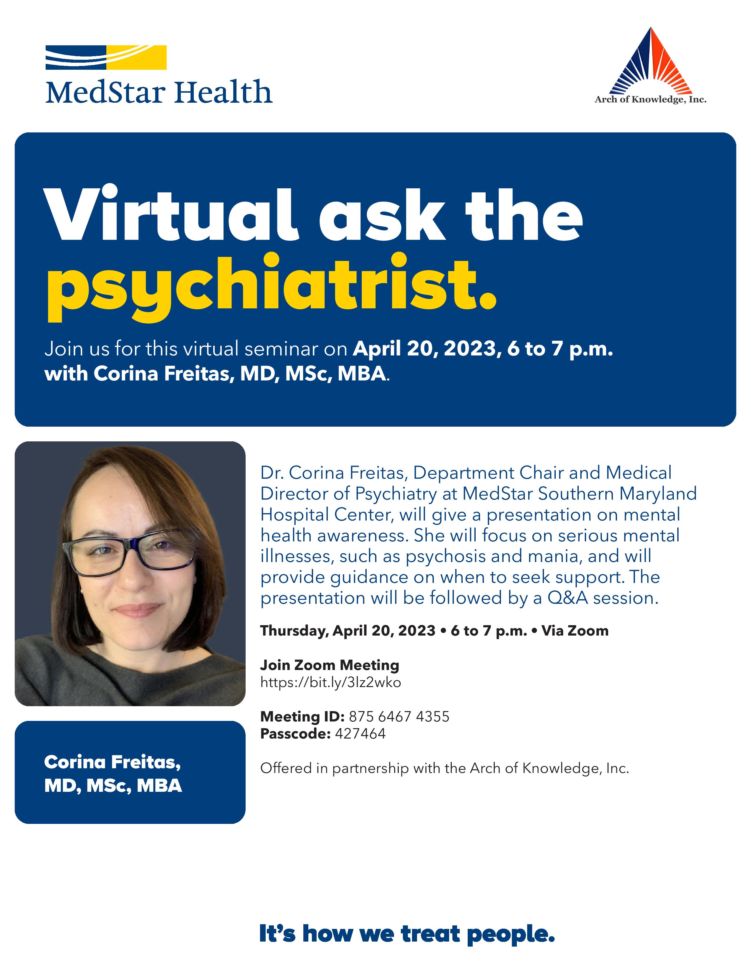 Ask The Psychiatrist – Arch of Knowledge, Inc.