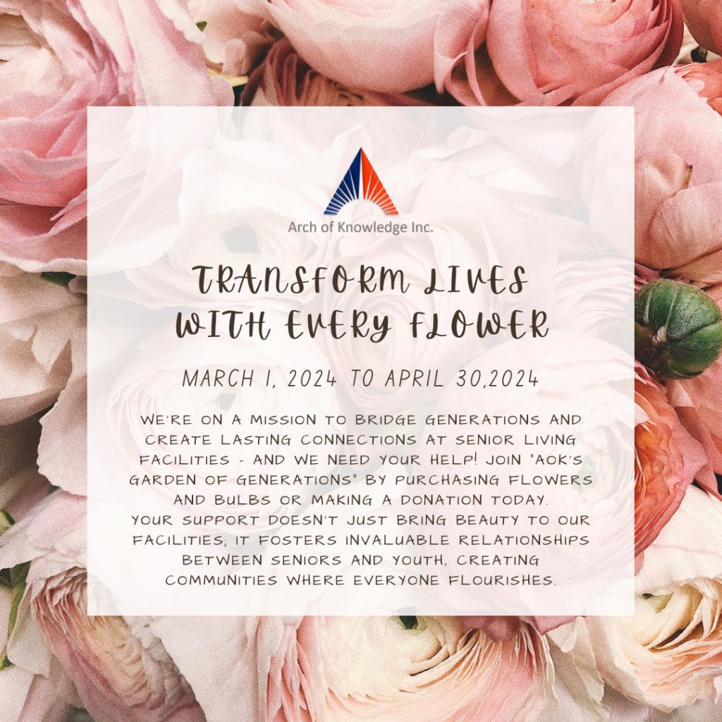 Arch of Knowledge, Inc. – To strengthen the intergenerational bridge ...